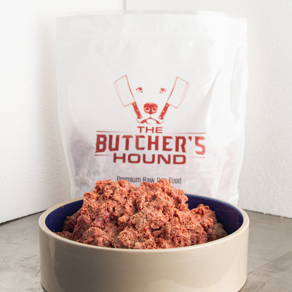 Beef, Turkey, Pork, Chicken Mix | Raw PMR 80/10/10 Dog Food - 30 LB ...